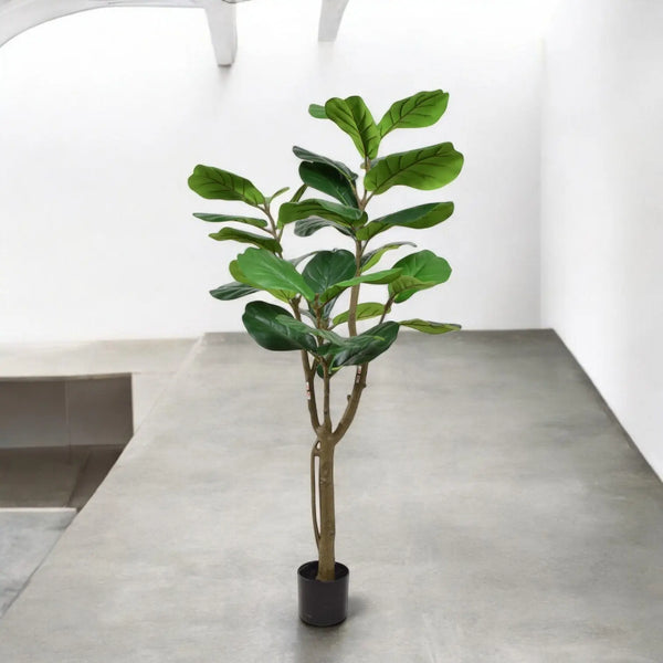 Fiddle Leaf Fig Real Touch Artificial Tree for Home Decor – 150 cm ...